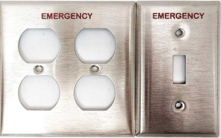 Engraving Stainless Cover in Bulk - Engraved Switch Plates - Engraved ...